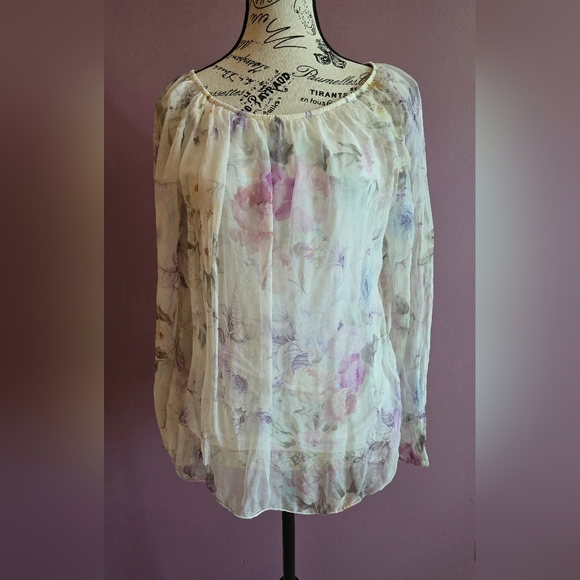 Viola Borghi | Tops | Made In Italy Silk Blouse | Poshmark